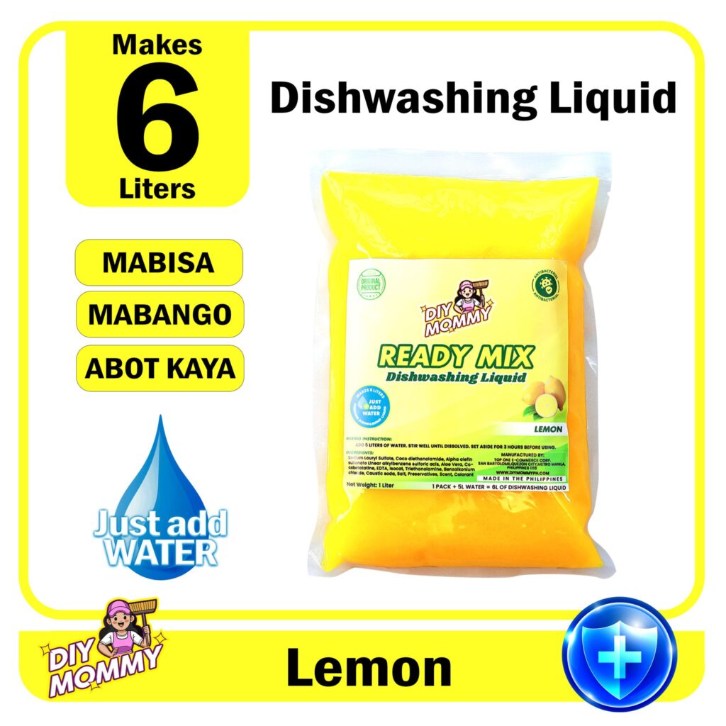 DIY Mommy Lemon Dishwashing Liquid Paste, Makes 6 Liters, Just add ...